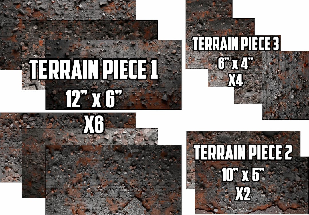 Warhammer 40K Neoprene Terrain Mats – Chapter Approved 2025 - Grimstone ...