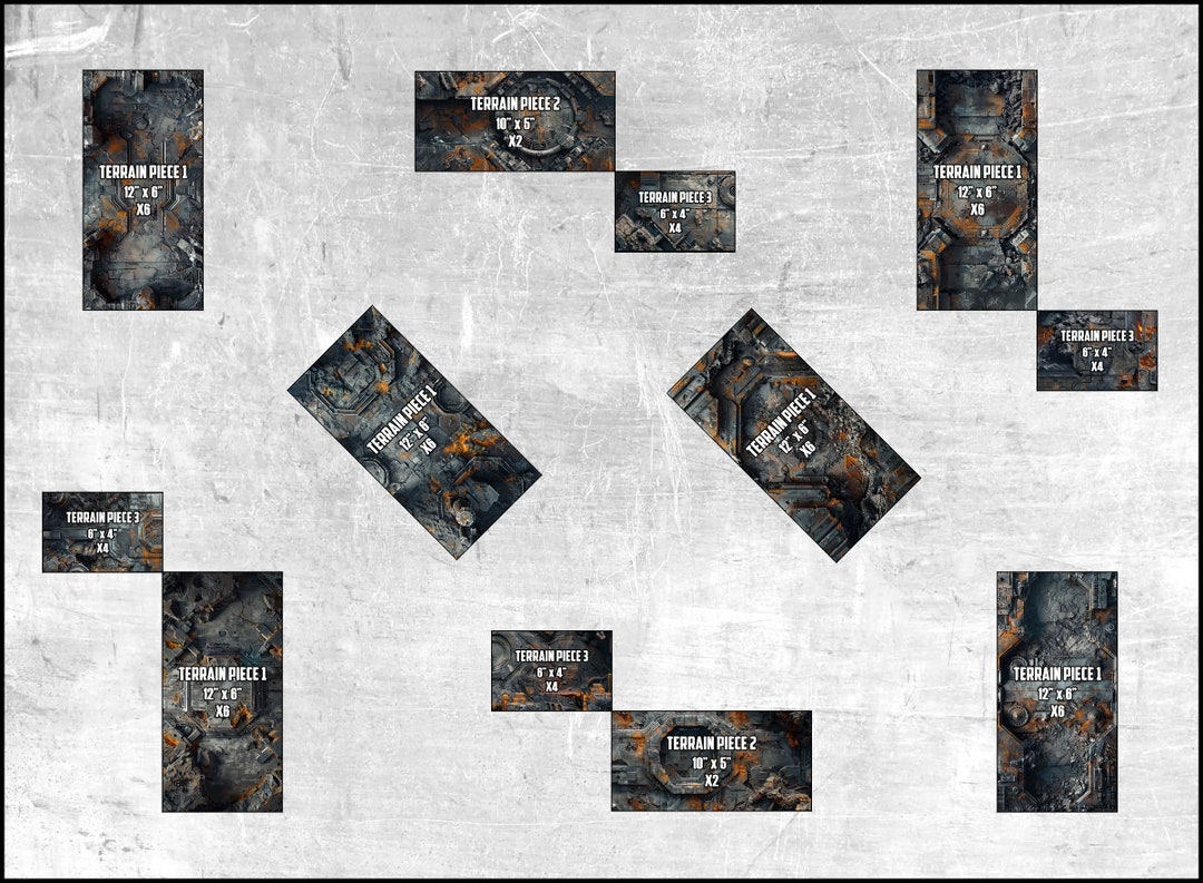 Warhammer 40K Tournament Terrain Bases Forge - Etsy