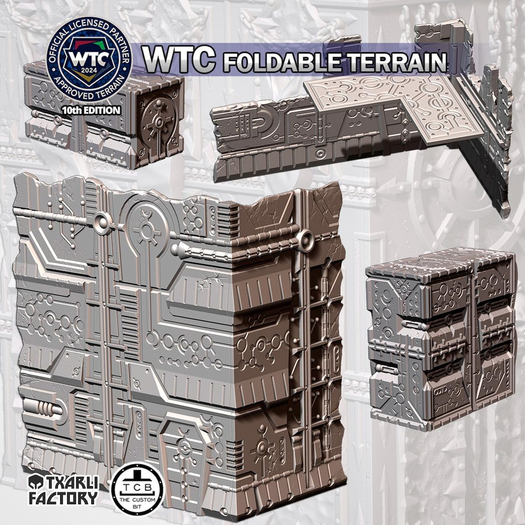 WTC 40K Folding Terrain - Necron - Etsy