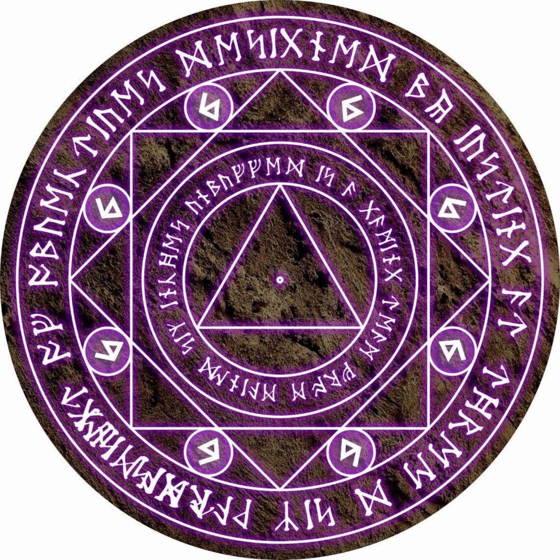 Neoprene Objective Markers Dark Sand Spell Circle - Etsy