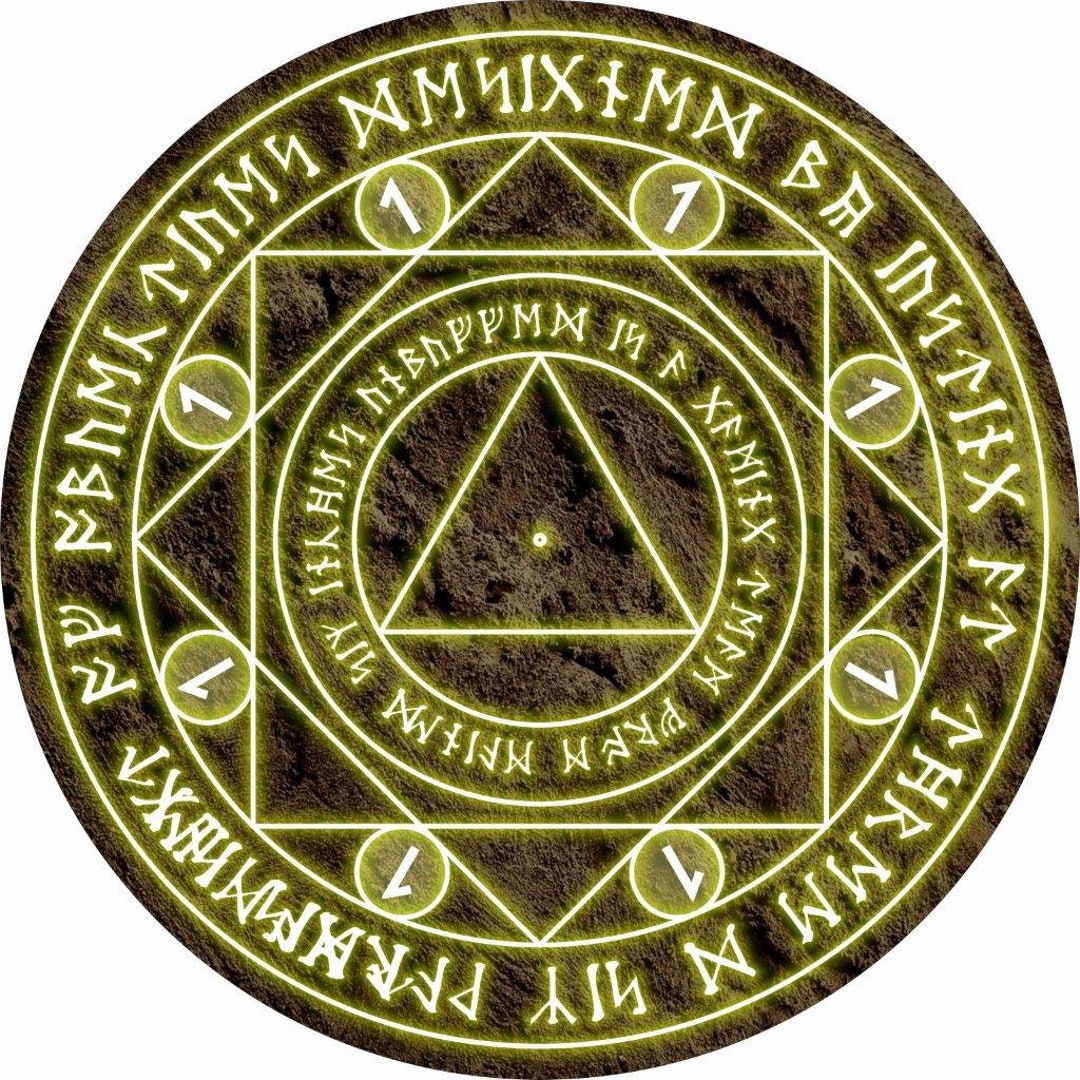 Neoprene Objective Marker Set - Dark Sand Spell Circle - Etsy