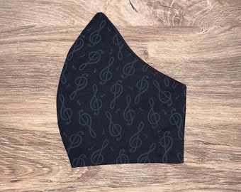 Music Note Mask - Etsy