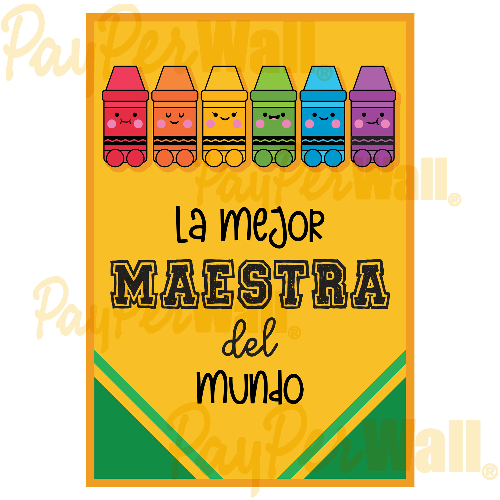 Custom POSTER La Mejor Maestra Del Mundo Teacher Appreciation Printable ...