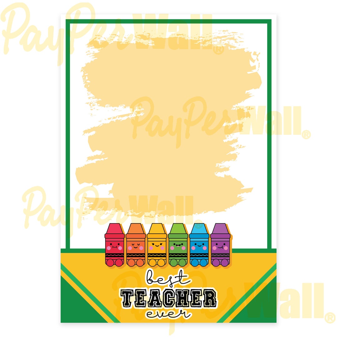Best Teacher Ever Card Teacher Appreciation Cookie Card Printable ...