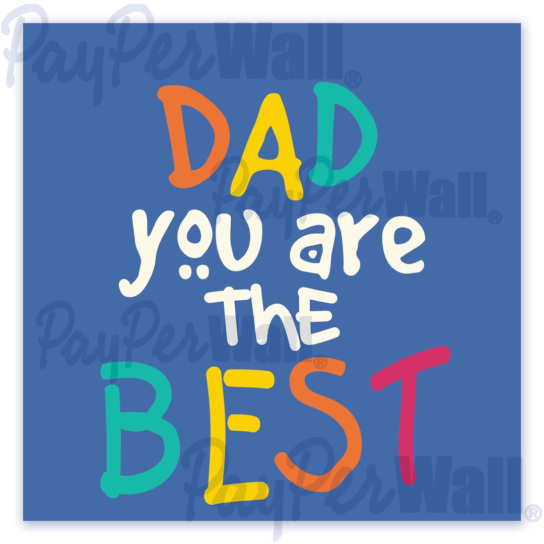 Dad You Are the Best Square Father's Day Printable Square Tags Cupcakes ...
