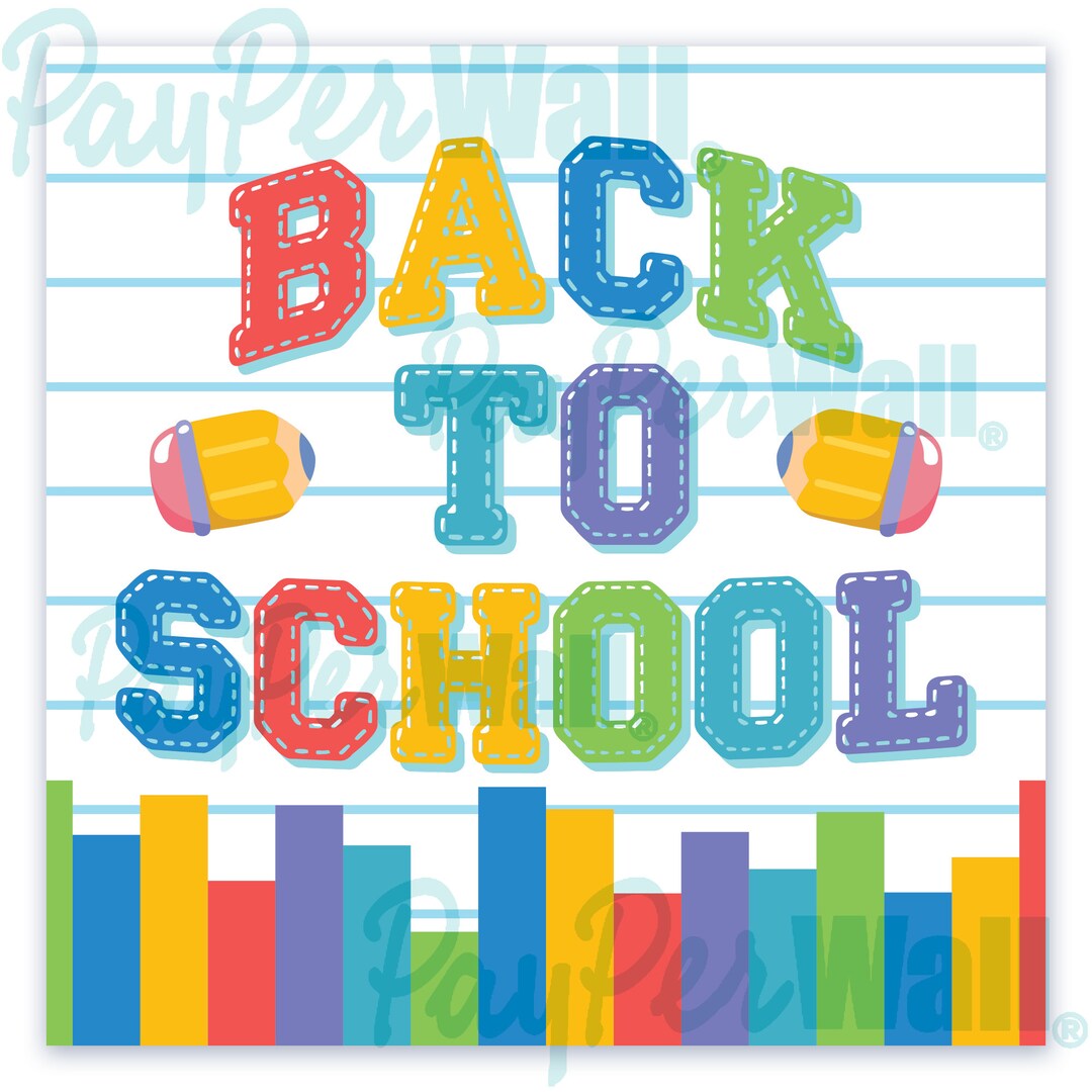 Back to School Colorbars Square Back to School Printable Square Tags ...