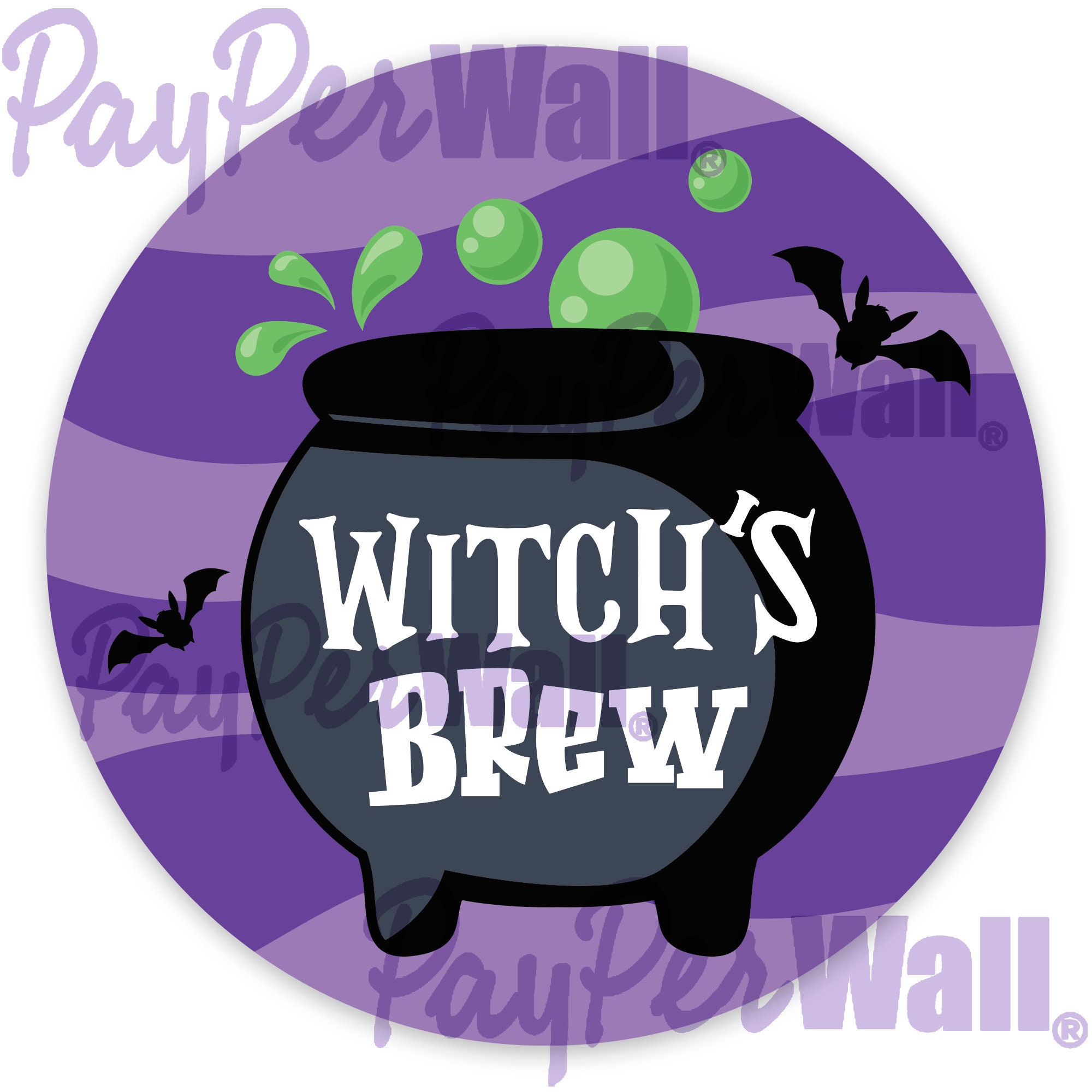 Witch's Brew - Halloween Tags - Printable - Circle Tags - Cupcakes ...