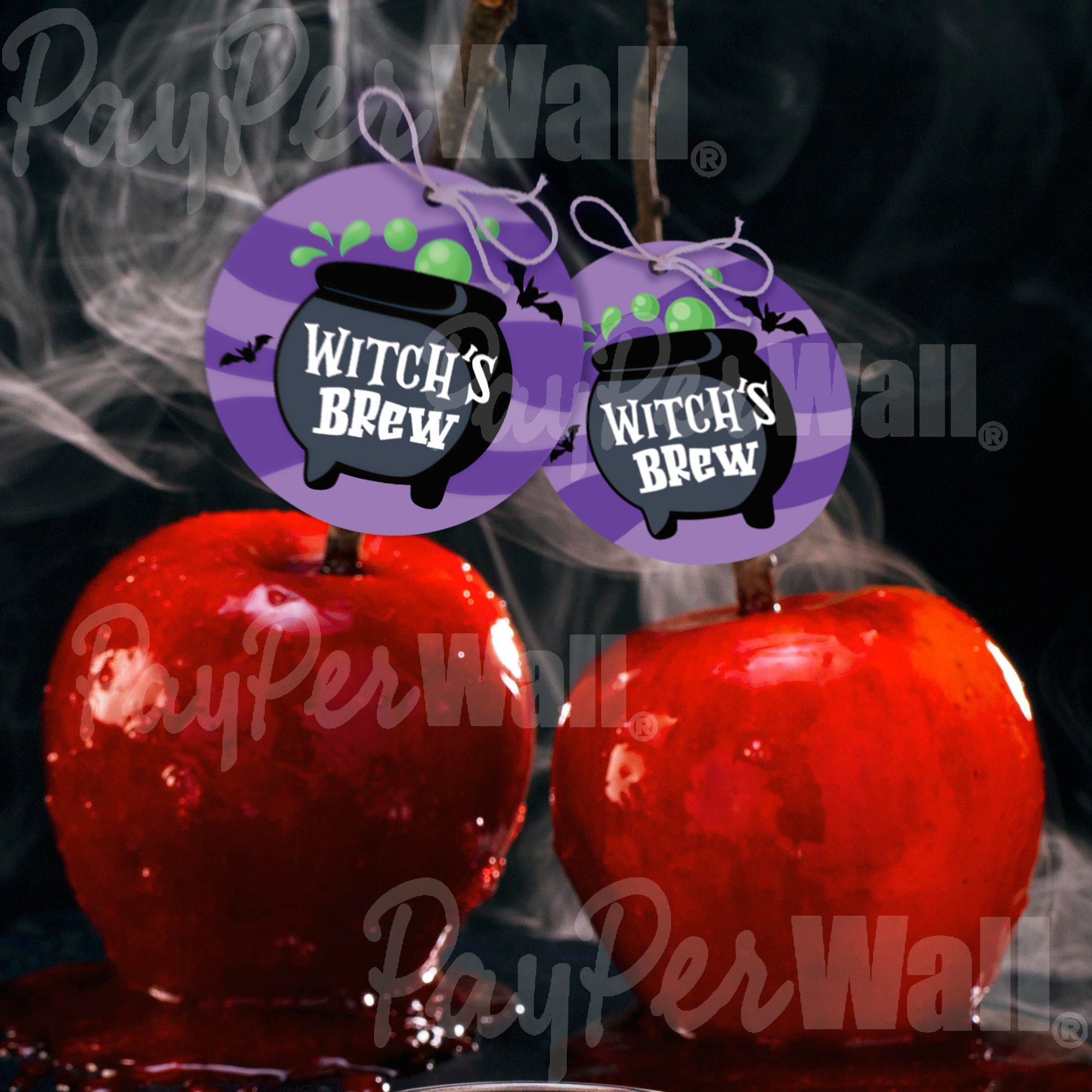 Witch's Brew - Halloween Tags - Printable - Circle Tags - Cupcakes ...