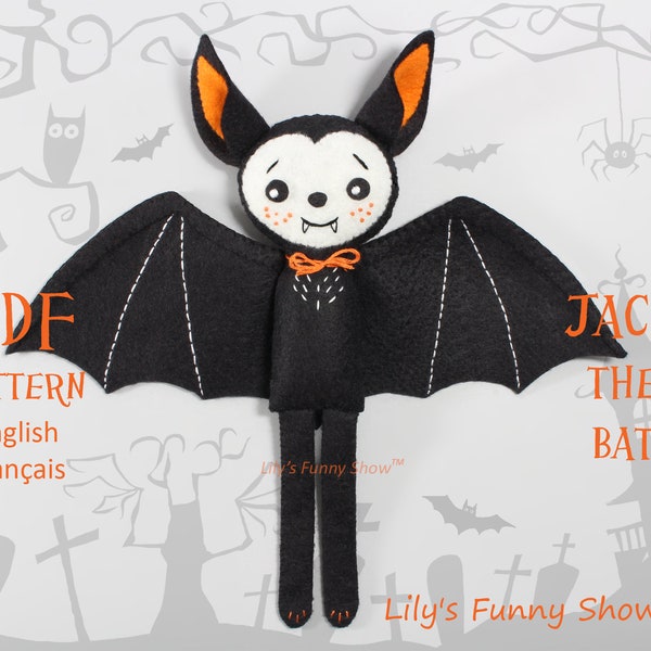 Felt Bat - Etsy