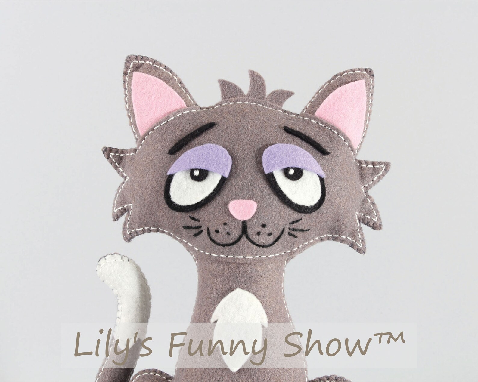 Felt Cat PDF & SVG Pattern-instant Download-felt Animal - Etsy