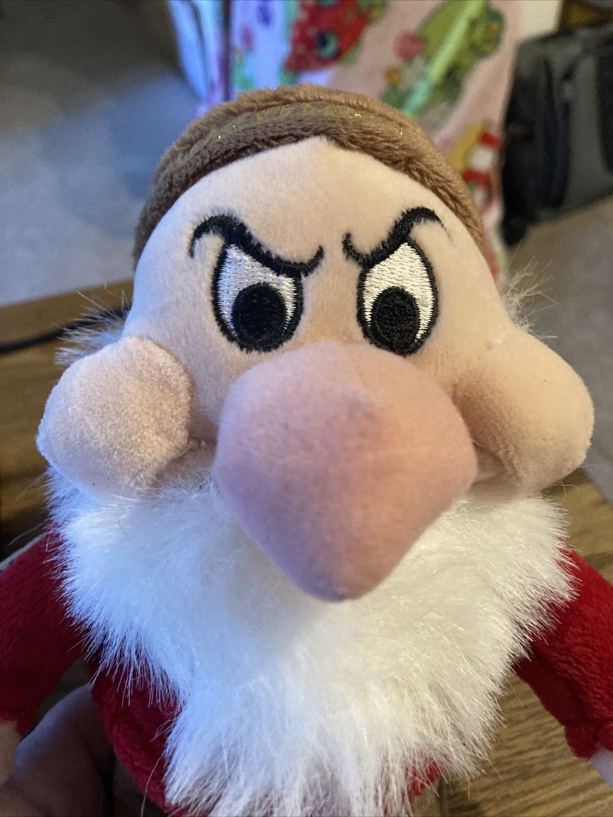 Grumpy The Dwarf Plush Toy Snow White Seven Dwarfs Disney Store ...