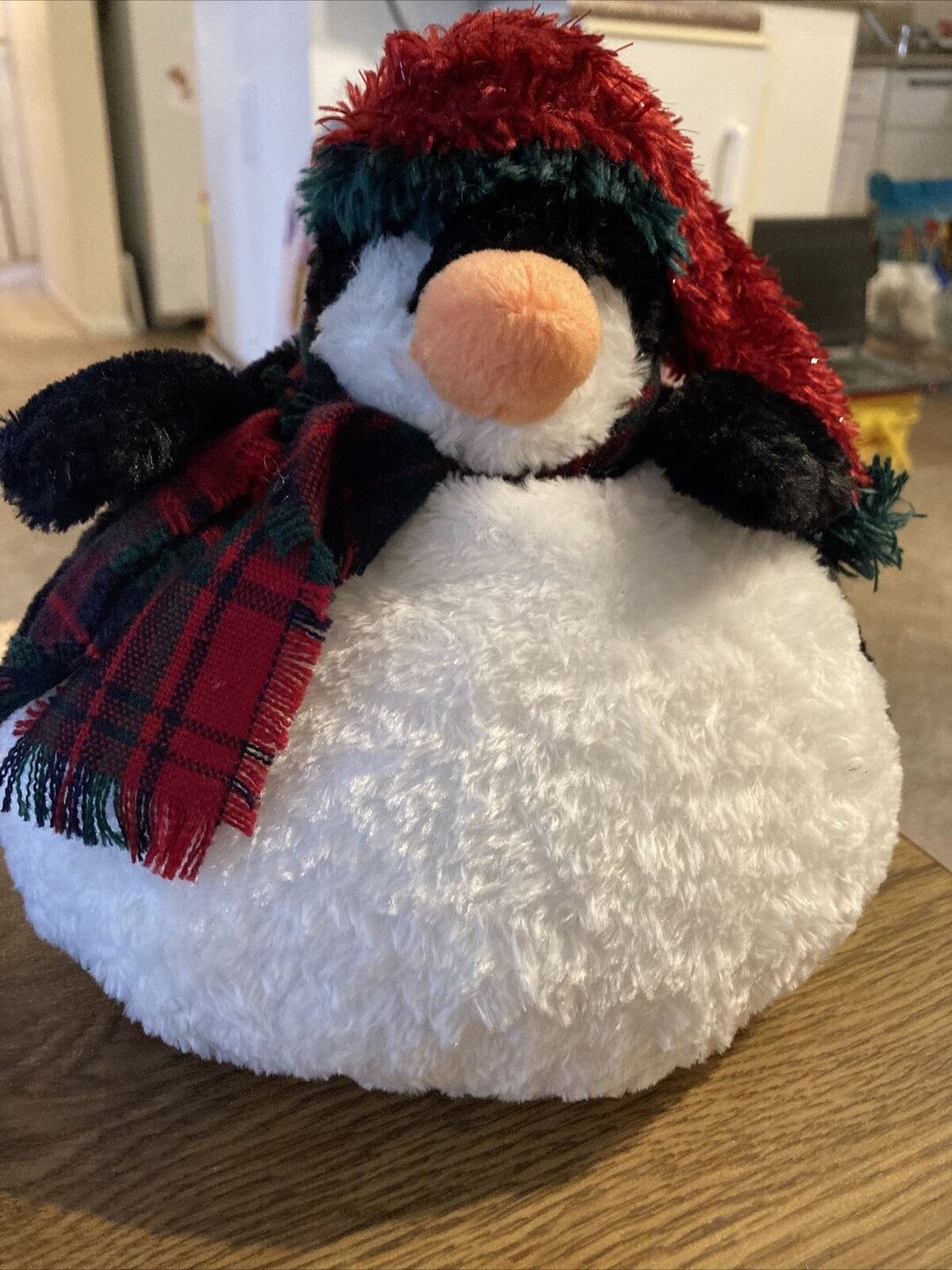 Vintage Russ Berrie POOF Christmas Holiday Plush Penguin - Etsy