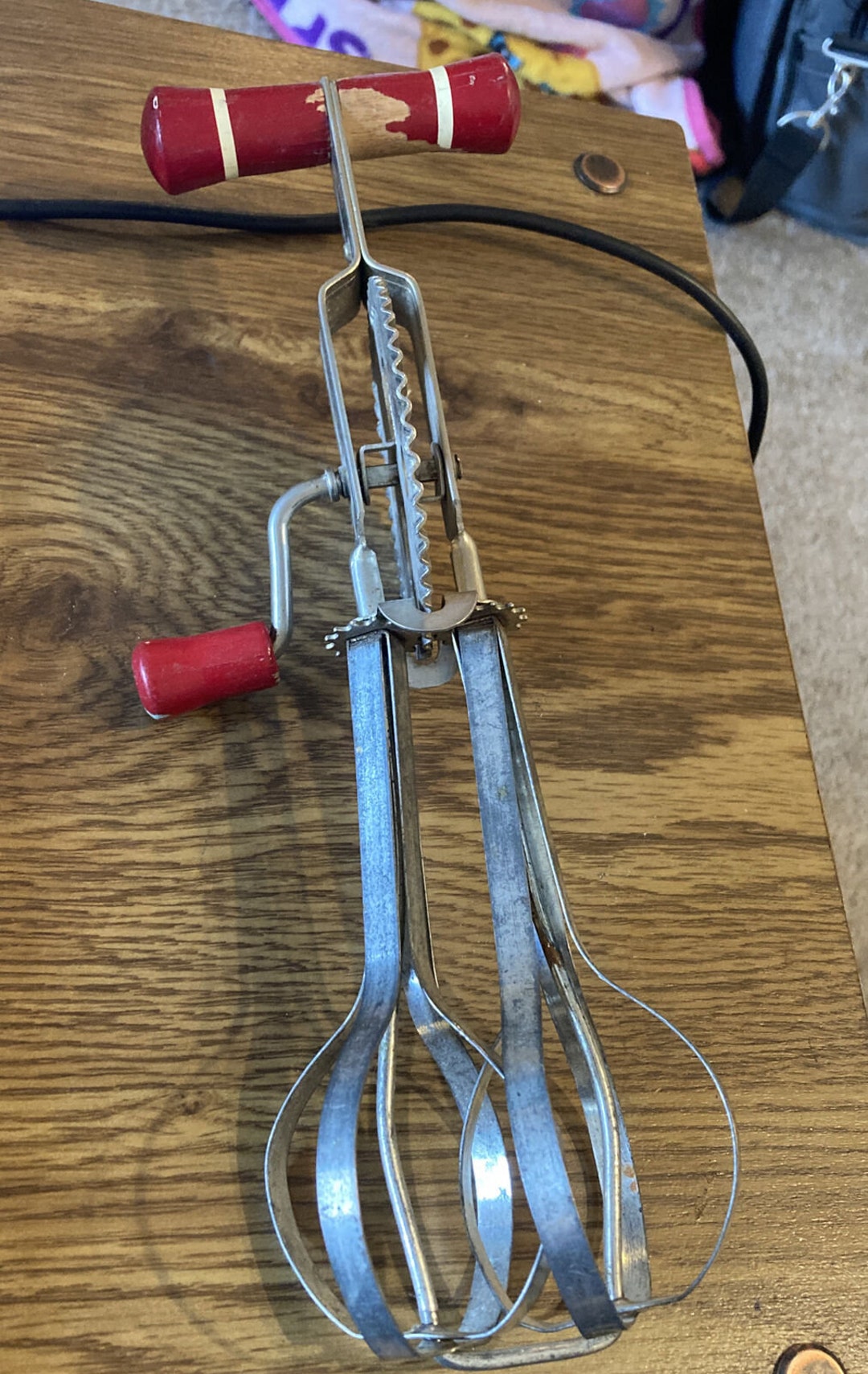 Vintage ECKO High Speed Center Drive Hand Mixer Egg Beater - Etsy