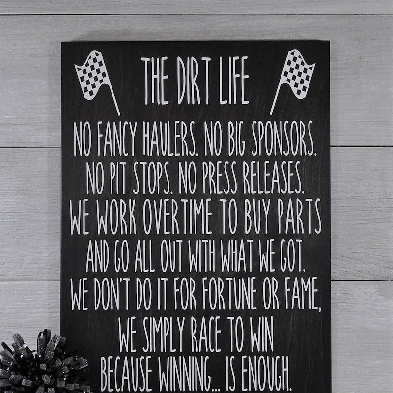 Dirt Track Racing - Etsy