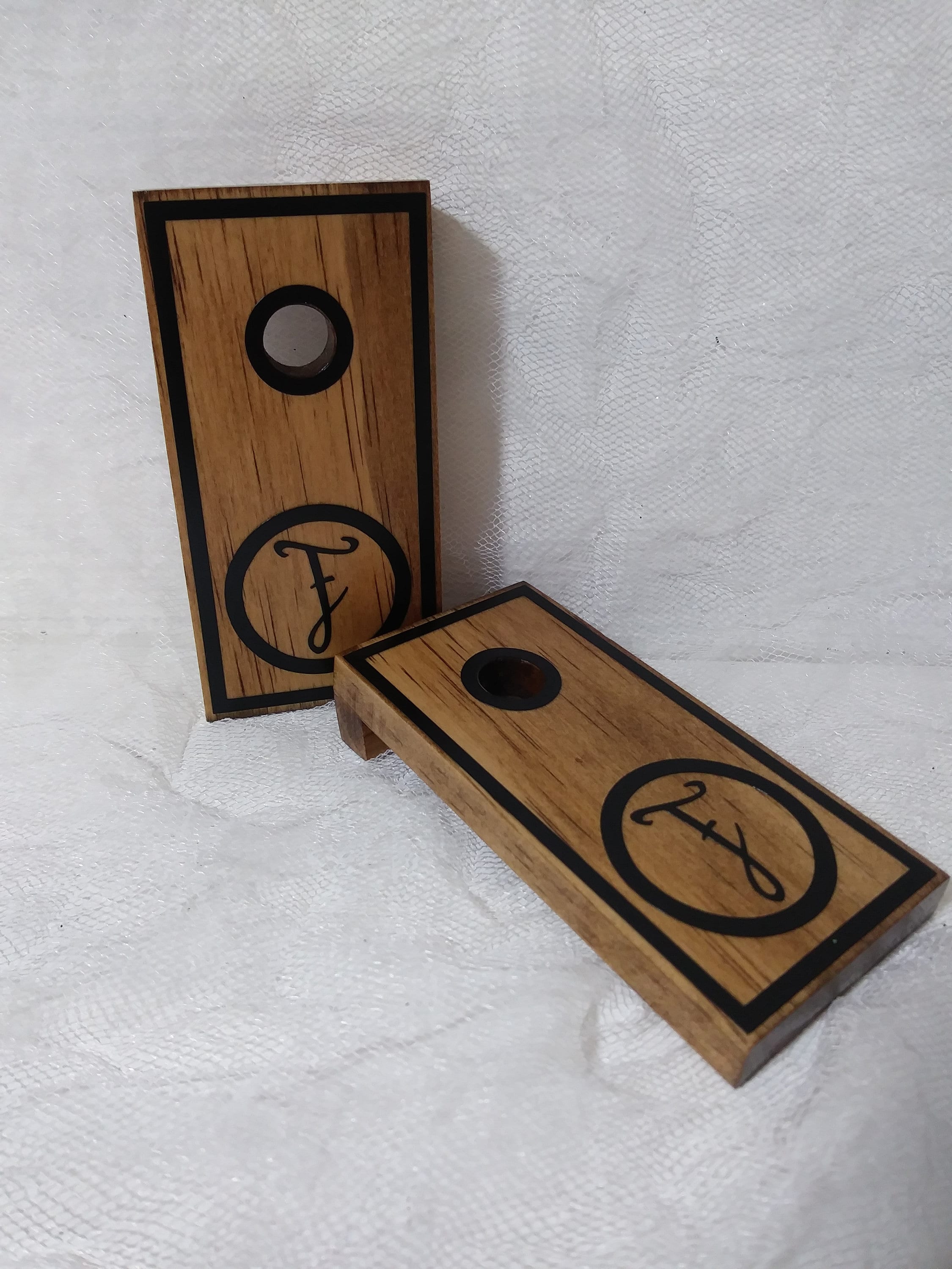 Cake Topper . Personalized Cornhole Wedding Cake Topper . Cornhole ...