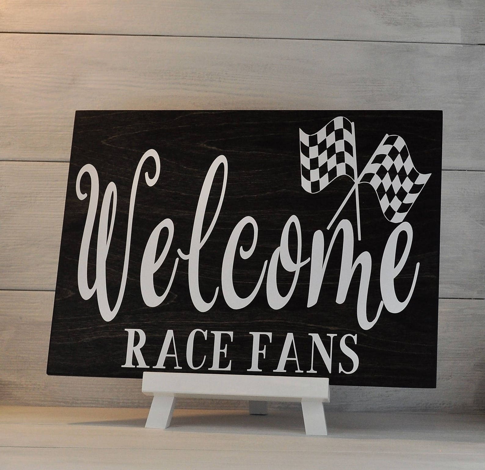 Racing Sign Welcome Race Fans Welcome Wood Sign . Racing - Etsy