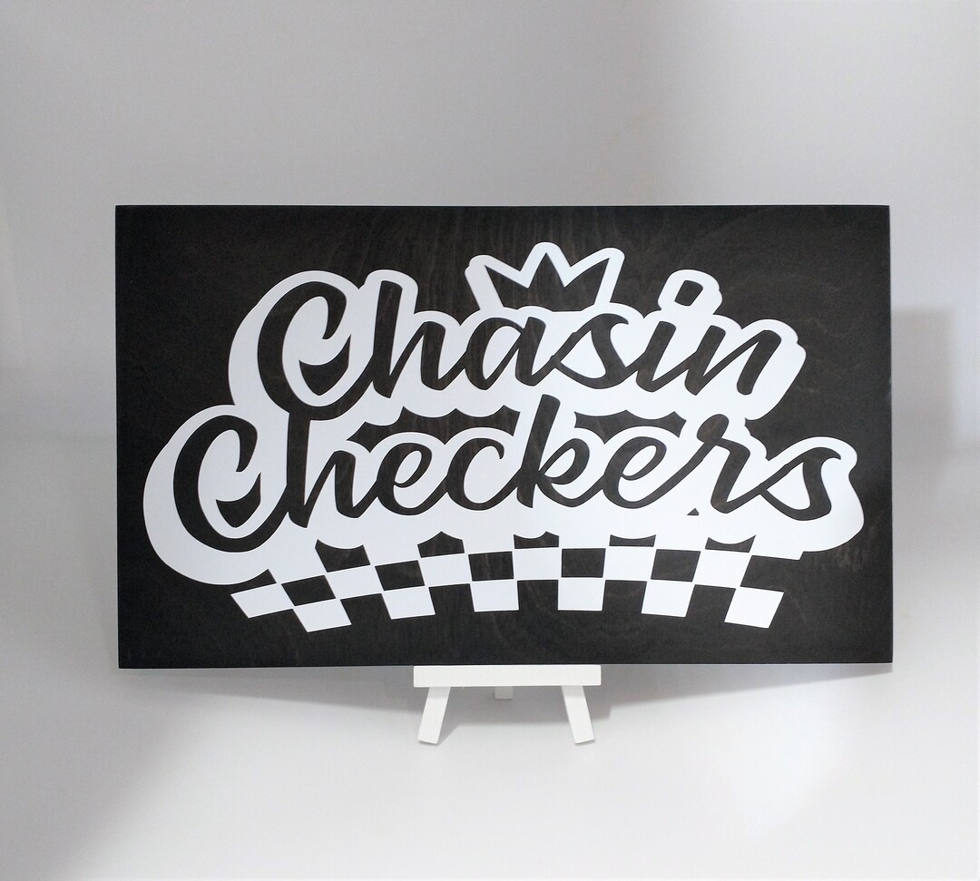 Racing . Chasin Checkers . Racing Sign . Gift for Him . Dirt Track ...