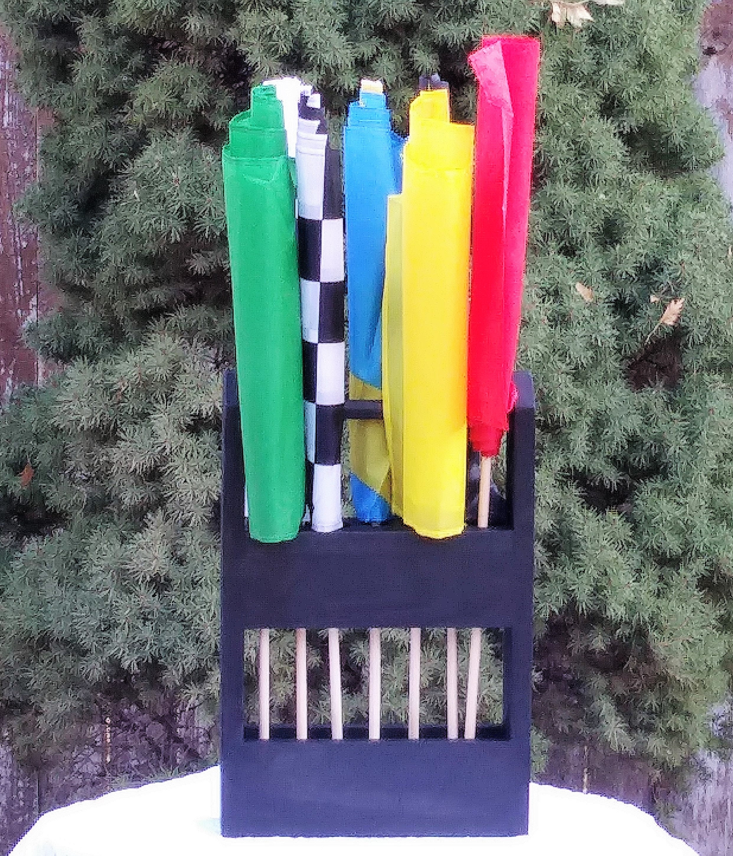 Racing Flags . Sports Gift . Set of 7 Flags With Display . Nascar ...