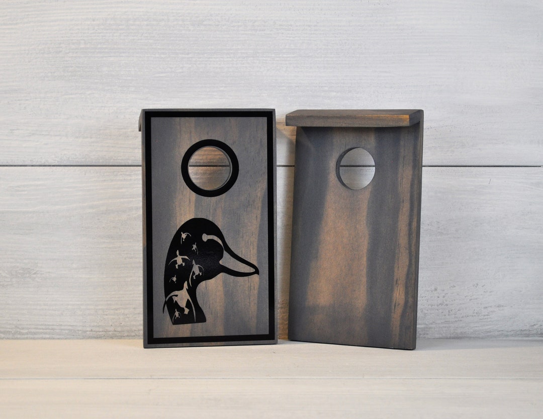 Personalized Coinhole Game: Handmade Quarter Toss, Duck Hunter Gift - Etsy