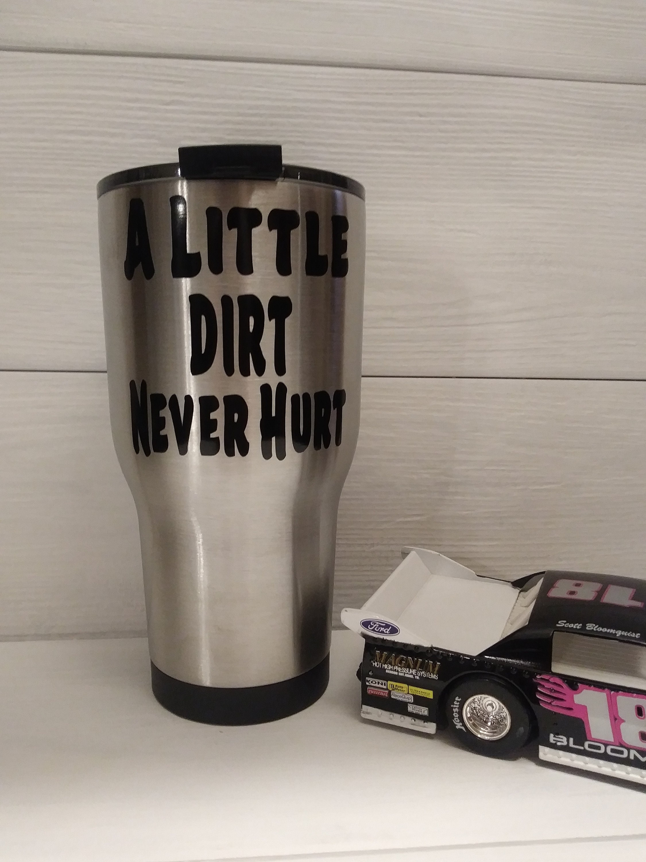 Racing . Dirt Track Racing Travel cup . Gift for Racing Fan . Gift for ...