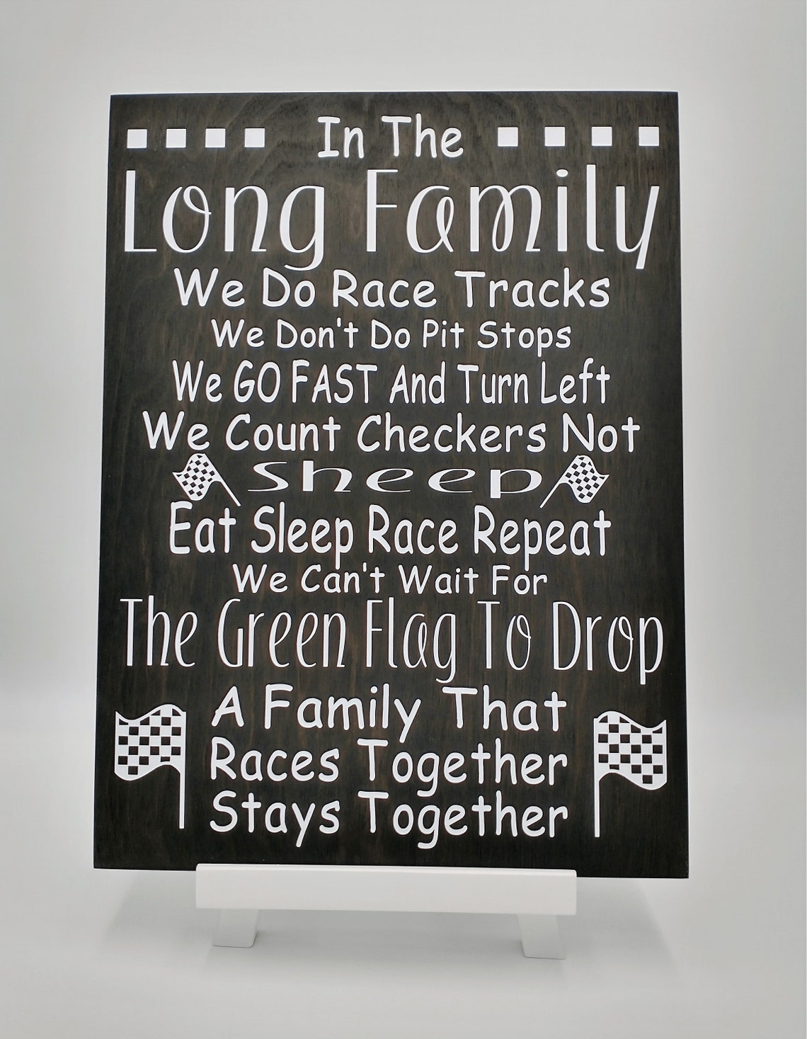 Racing Sign . in This Family Personalized Dirt Track Racing - Etsy