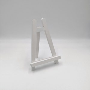 Easel . White Tabletop Easel . Wedding Sign Stand . Tabletop Display ...