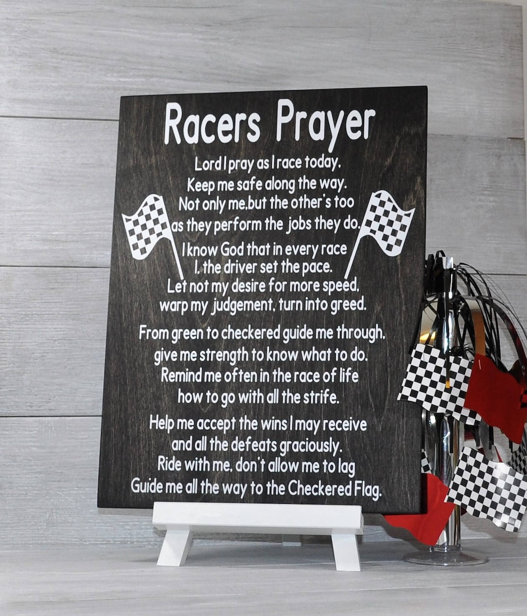 Racing . Racers Prayer . Racing Sign . Wood Signs .gift for Racer ...