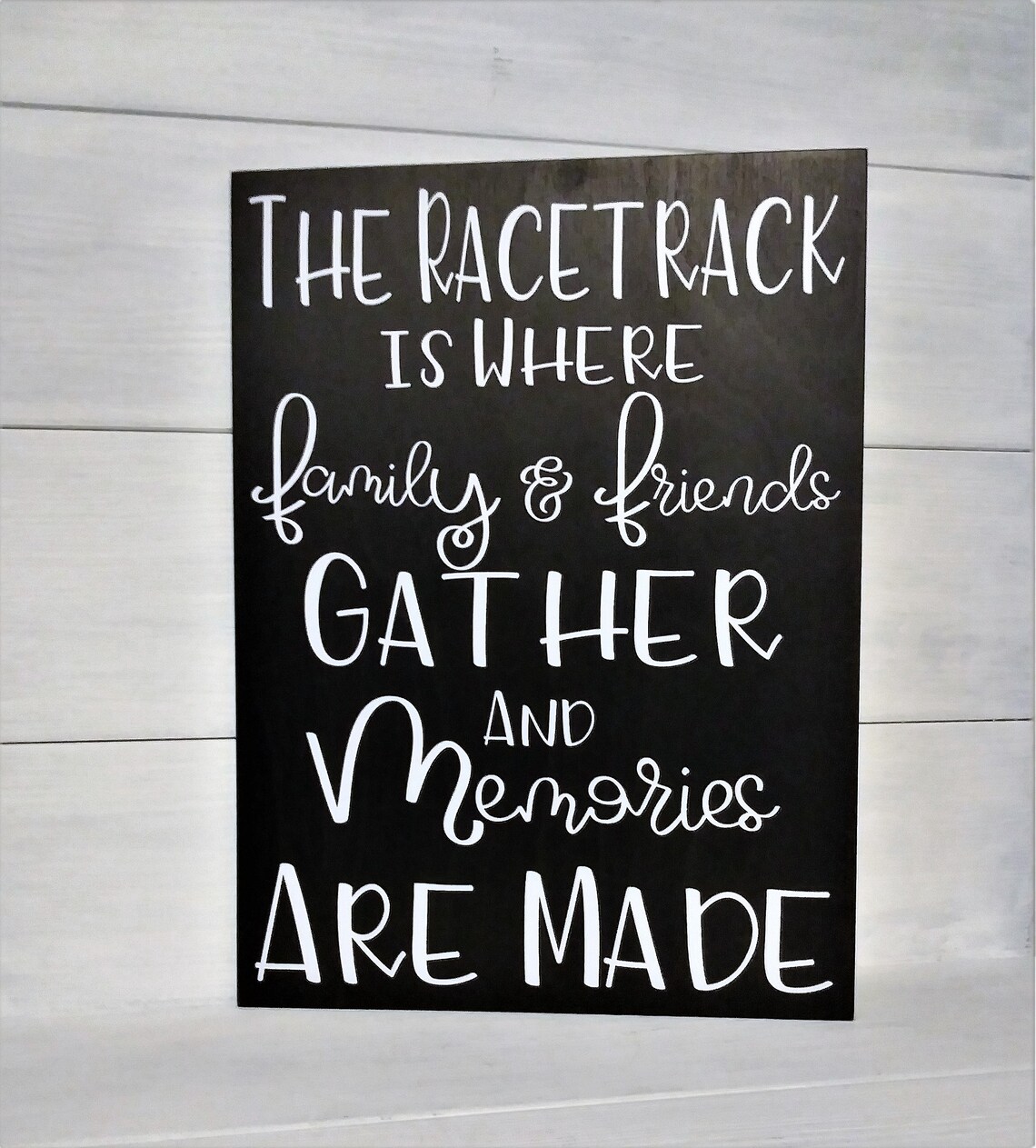 Racing Signs . the Racetrack is Where Family and Friends - Etsy