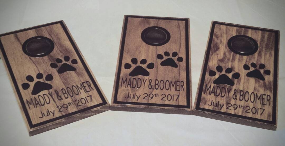 Coin Hole Game Wedding Corn hole Personalized Coin Hole