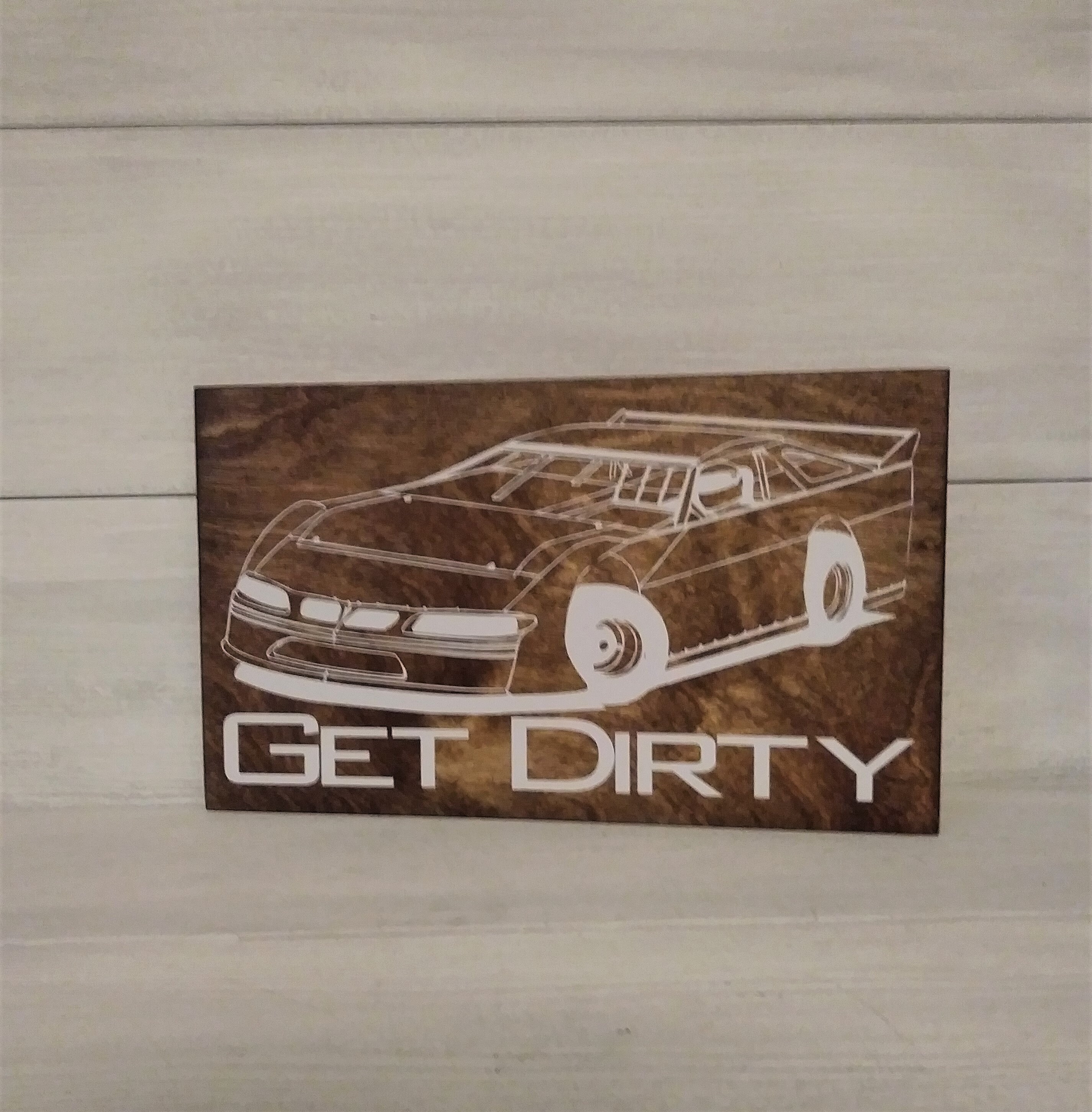 Racing Sign,Dirt Track Racing Get Dirty