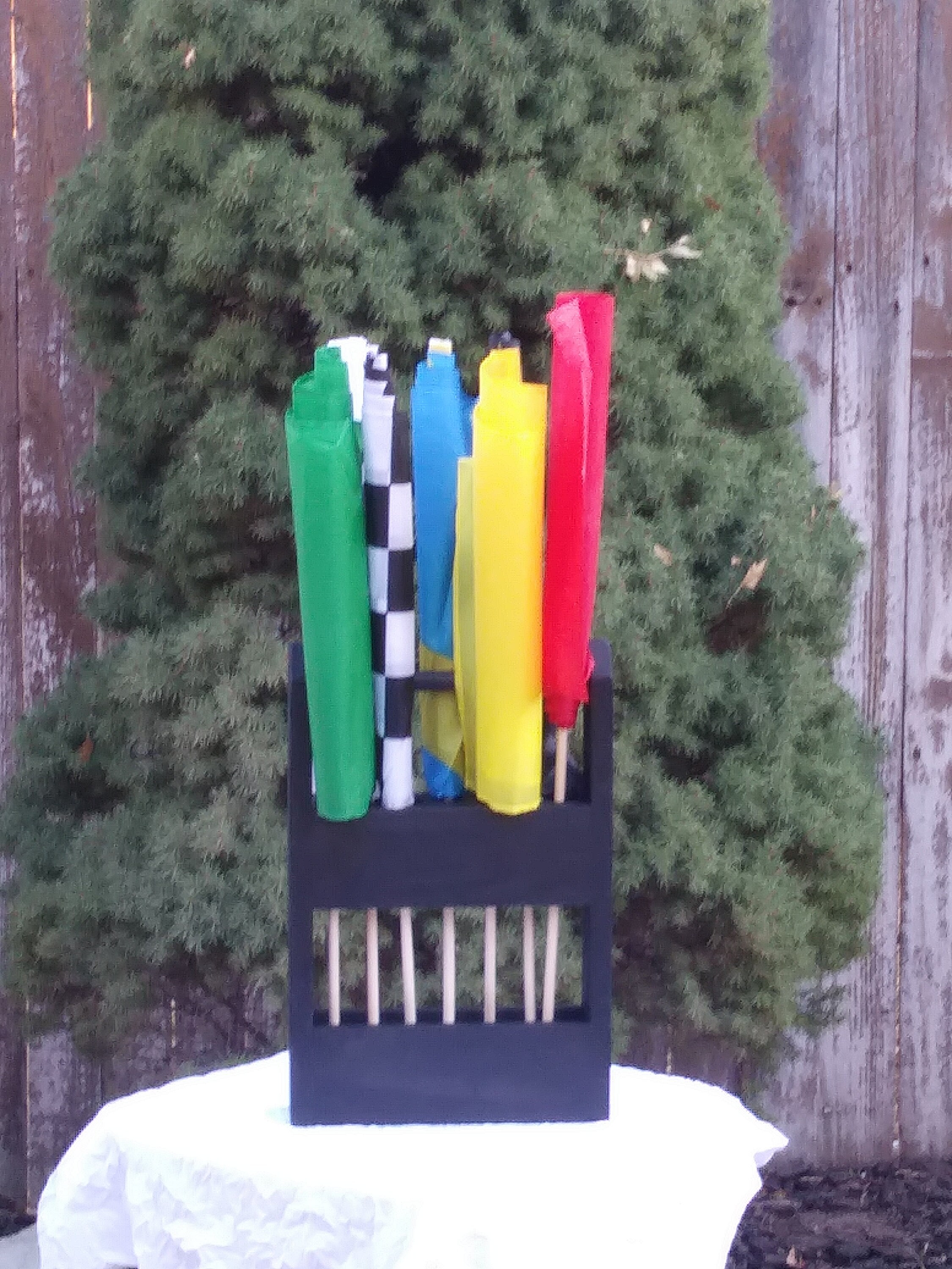 Racing Flags . Sports Gift . Set of 7 Flags With Display . Nascar ...