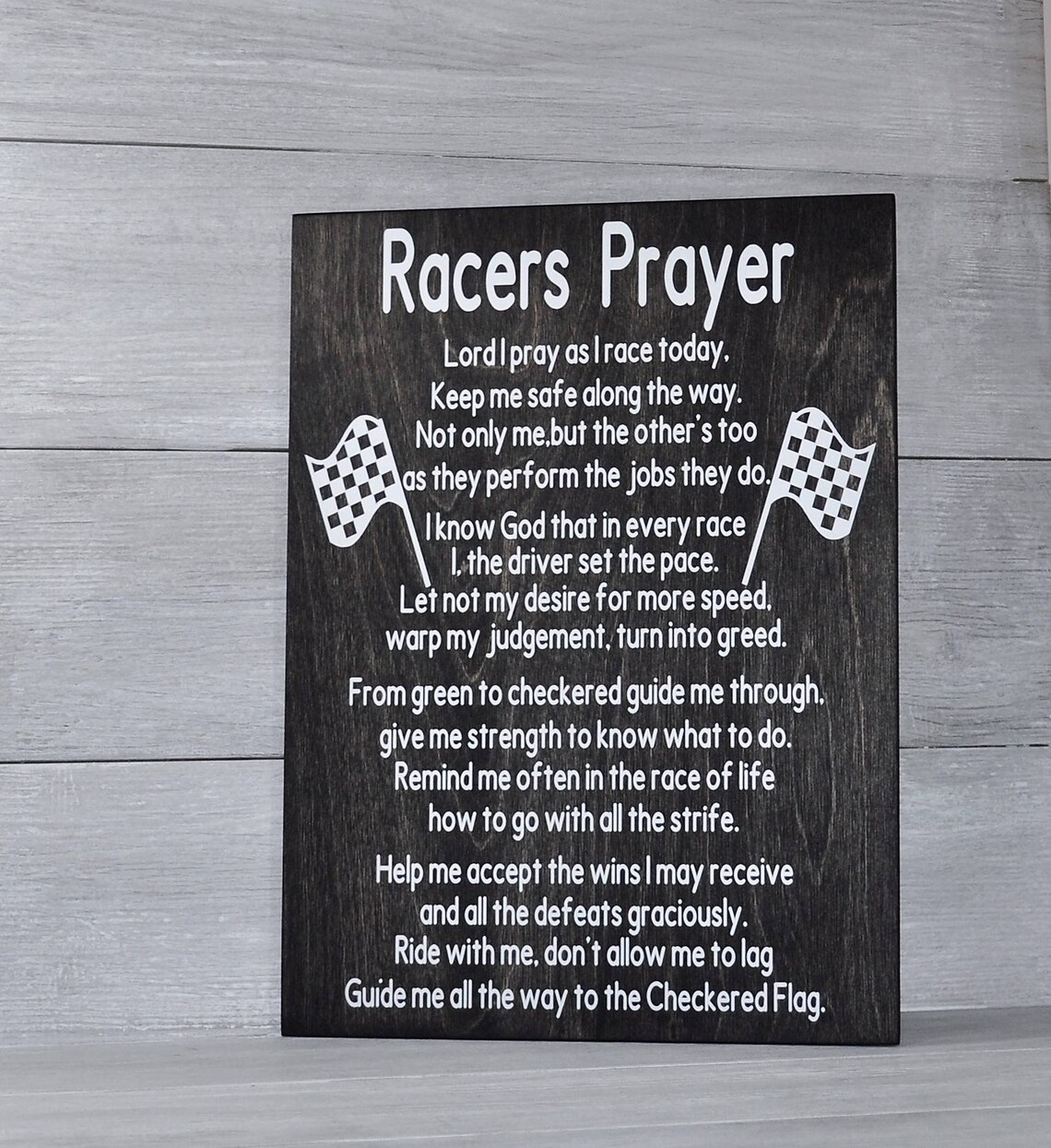 Racing . Racers Prayer . Racing Sign . Wood Signs .gift for - Etsy