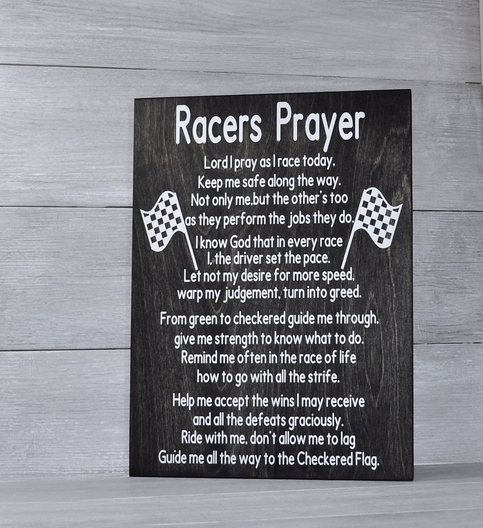 Racing . Racers Prayer . Racing Sign . Wood Signs .gift for Racer ...