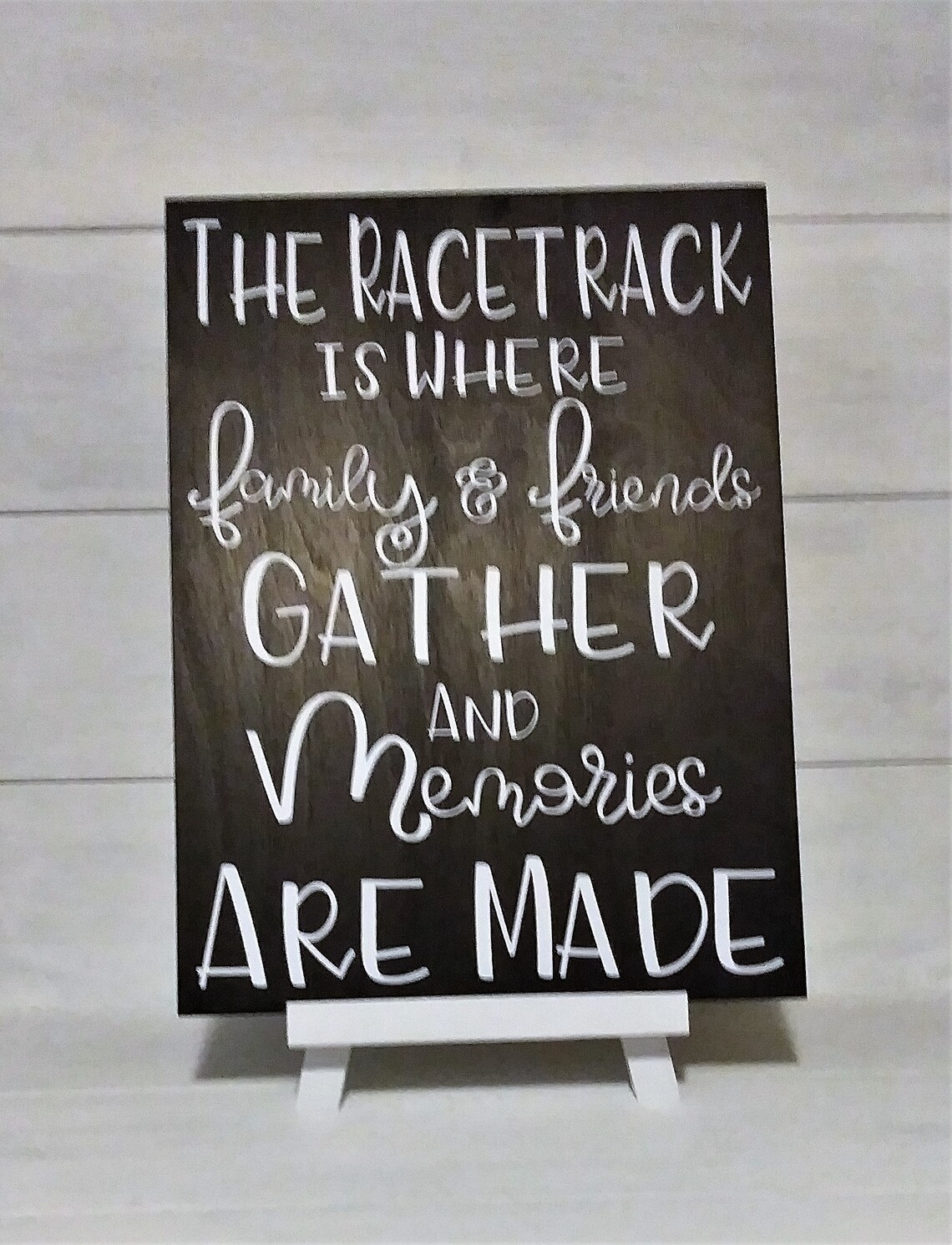 Racing Signs . the Racetrack is Where Family and Friends | Etsy