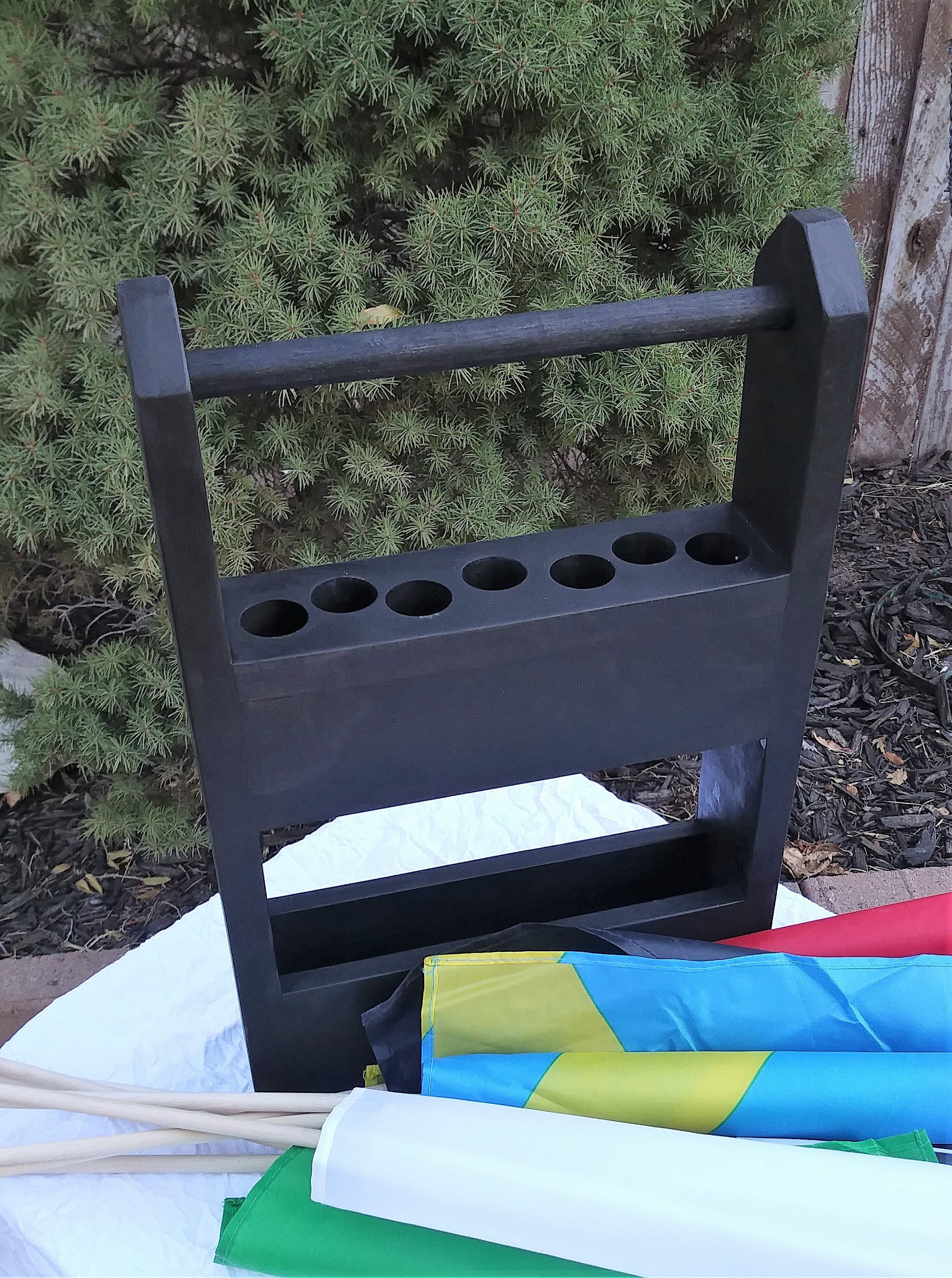 Racing Flags . Sports Gift . Set of 7 Flags With Display . Nascar ...