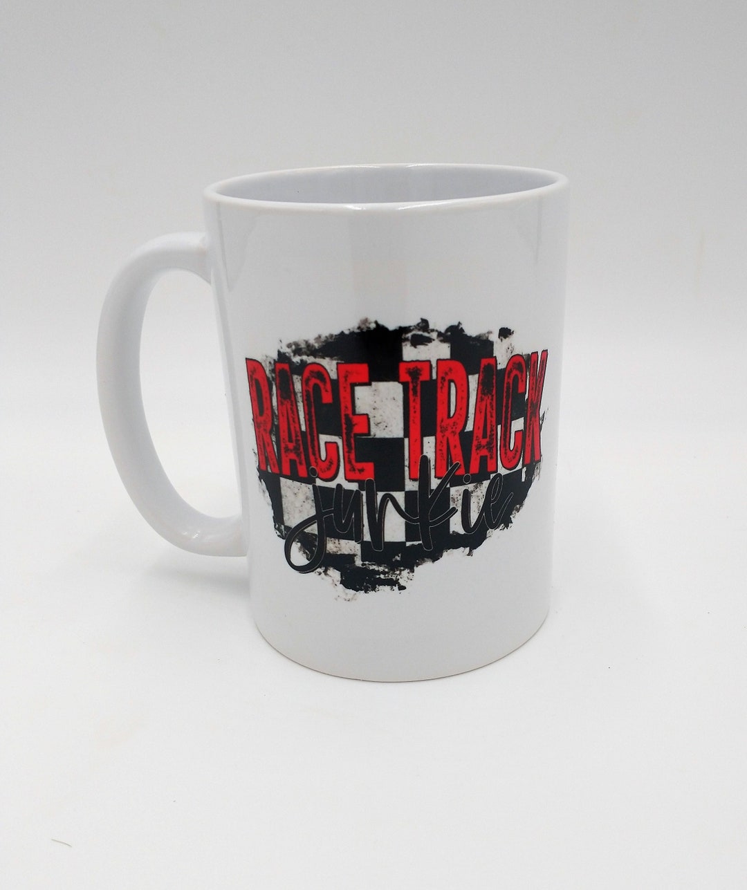 Race Track Junkie Mug: Racing Fan Gift - Etsy