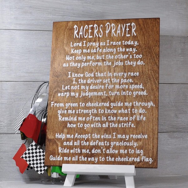 Racers Prayer - Etsy