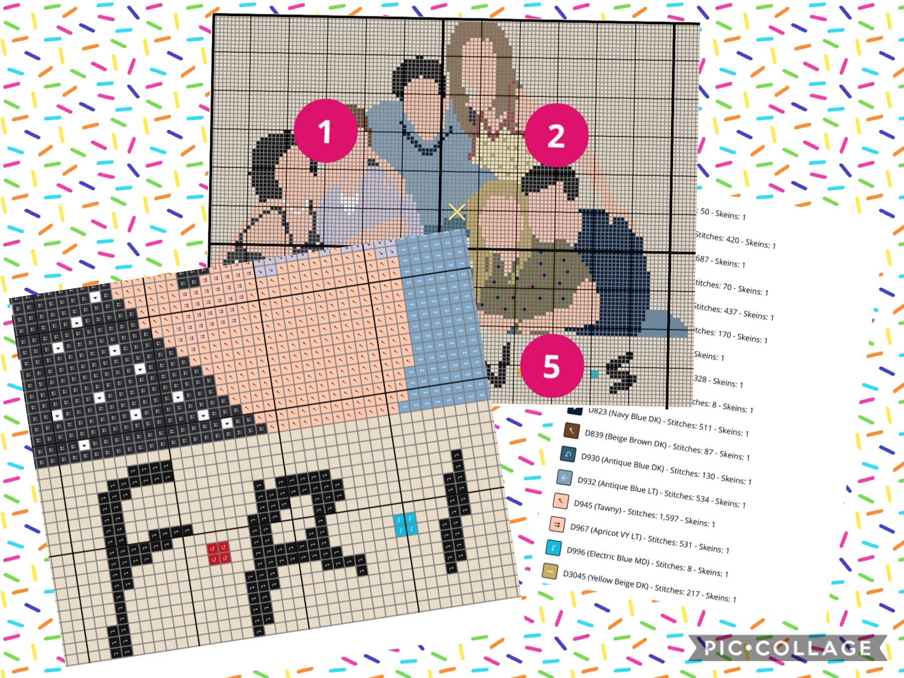 Friends TV show cross stitch PDF pattern sitcom embroidery - Etsy 日本