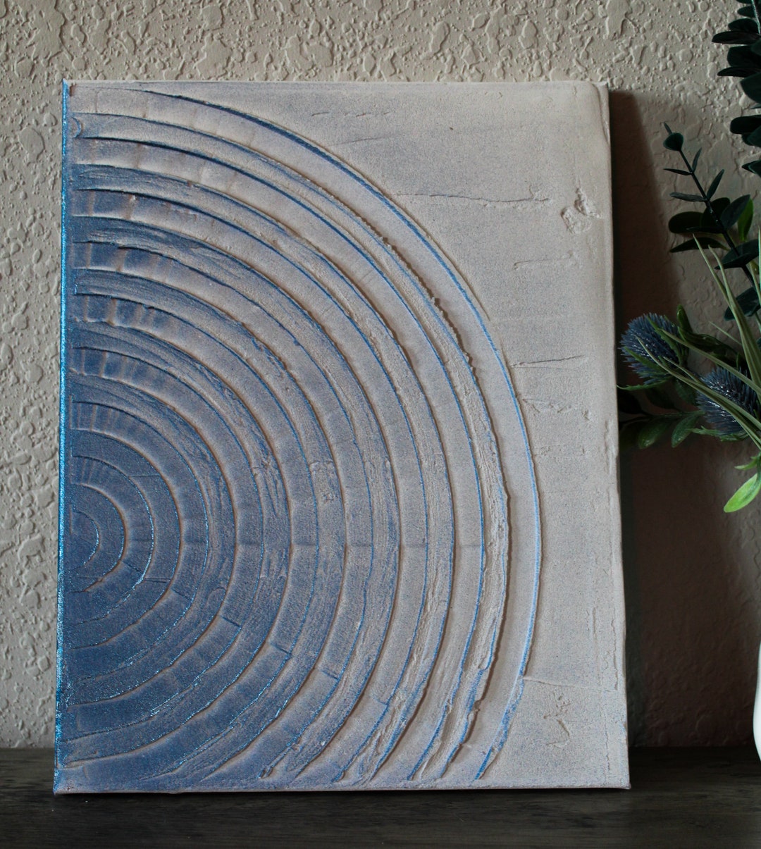 Semi-circle Textured Wall Art - Etsy