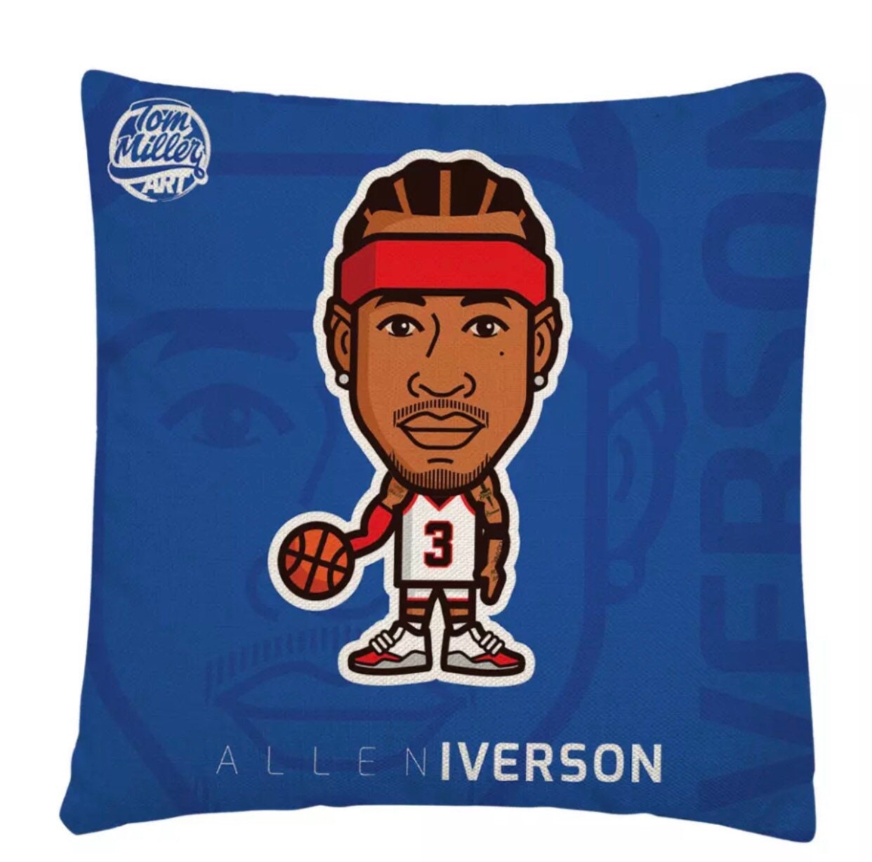 NBA Player Pillow Case 18 X 18 - Etsy