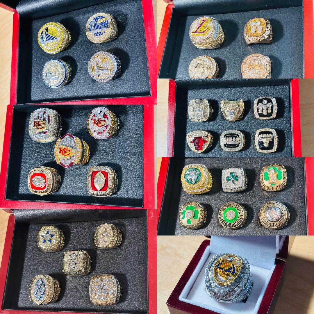 NBA NFL Replica Championship Rings Set Custom - Etsy