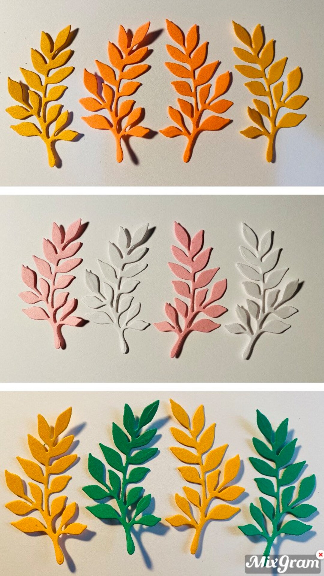 Leaf Die Cuts - 20-pack Handmade Paper Shapes for Journals, Cards ...