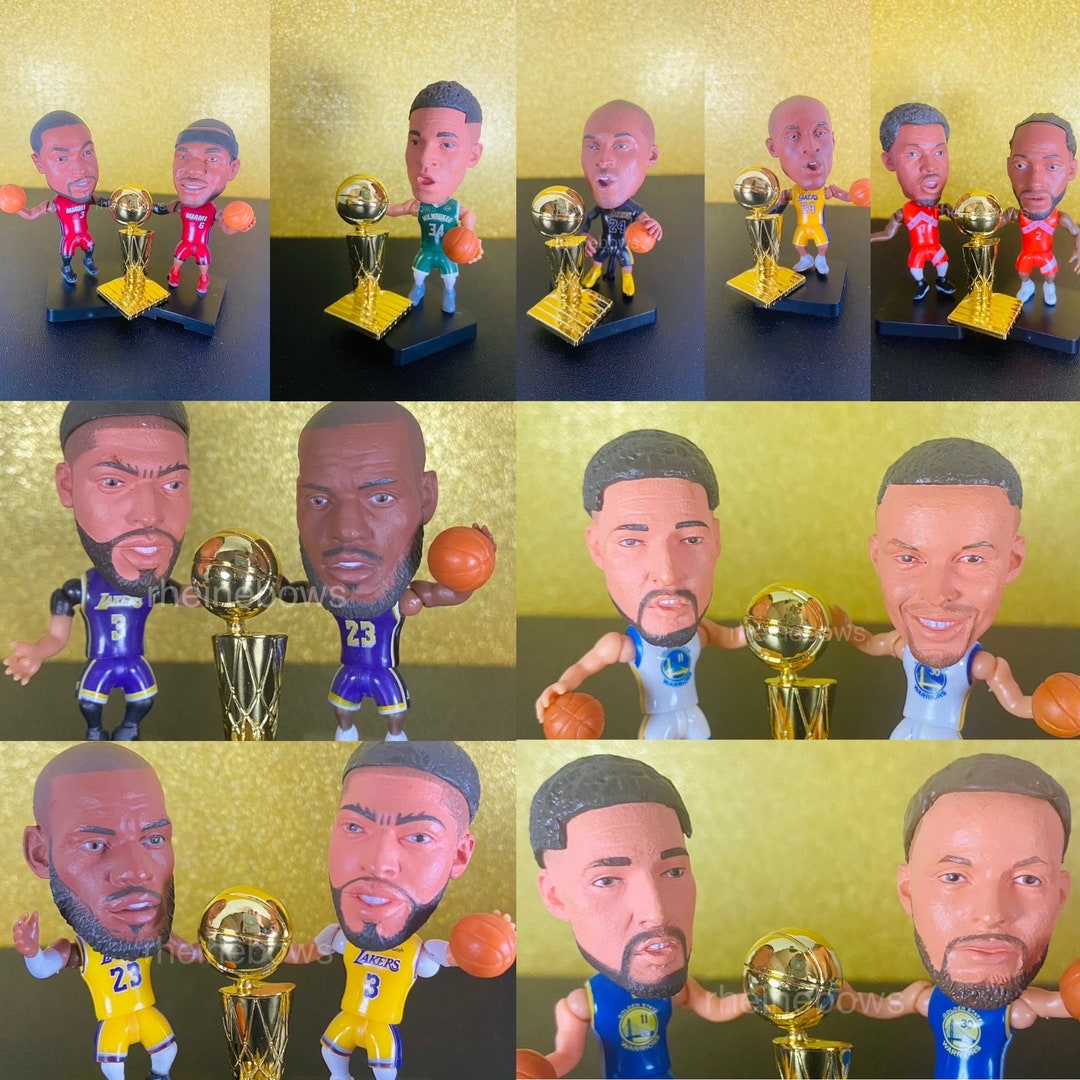 NBA Mini Action Figure Players Basketball Trophy Champions - Etsy