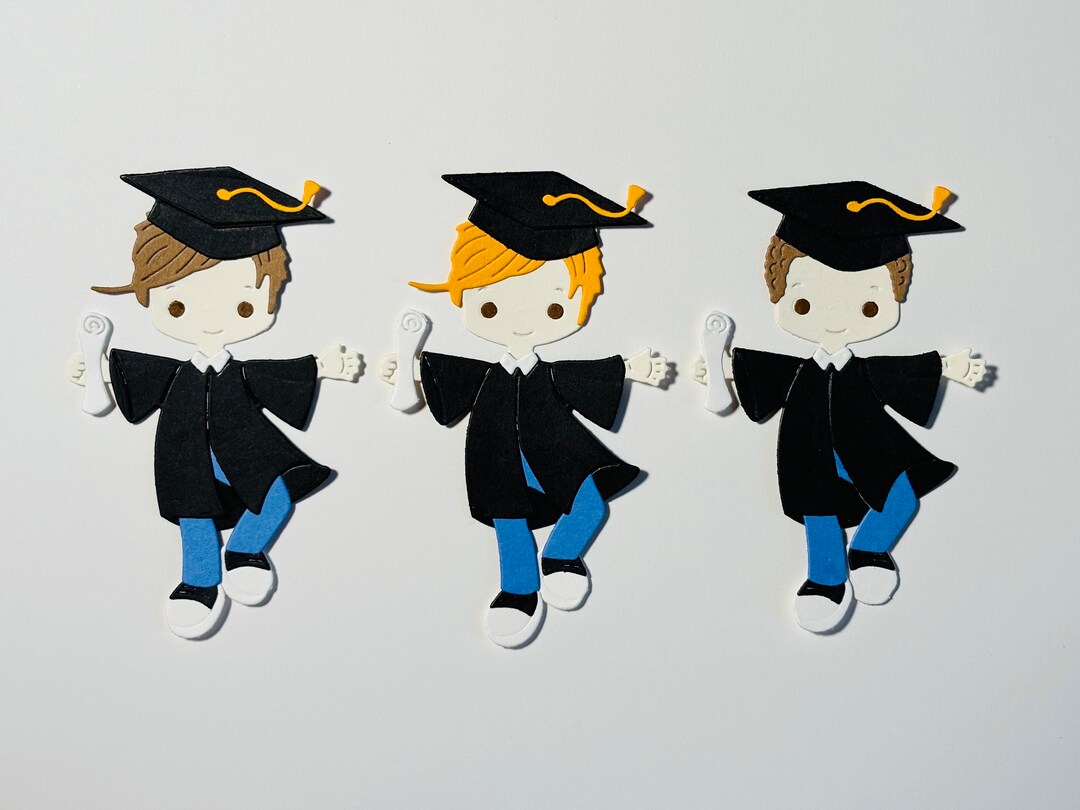Handmade Graduation Die Cuts - Art Journal, Scrapbooking, Card Making ...