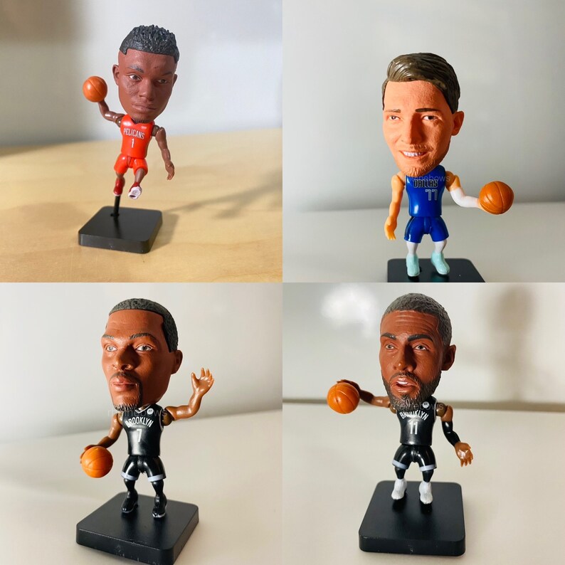 NBA Mini Action Figure Players Basketball Trophy Champions - Etsy