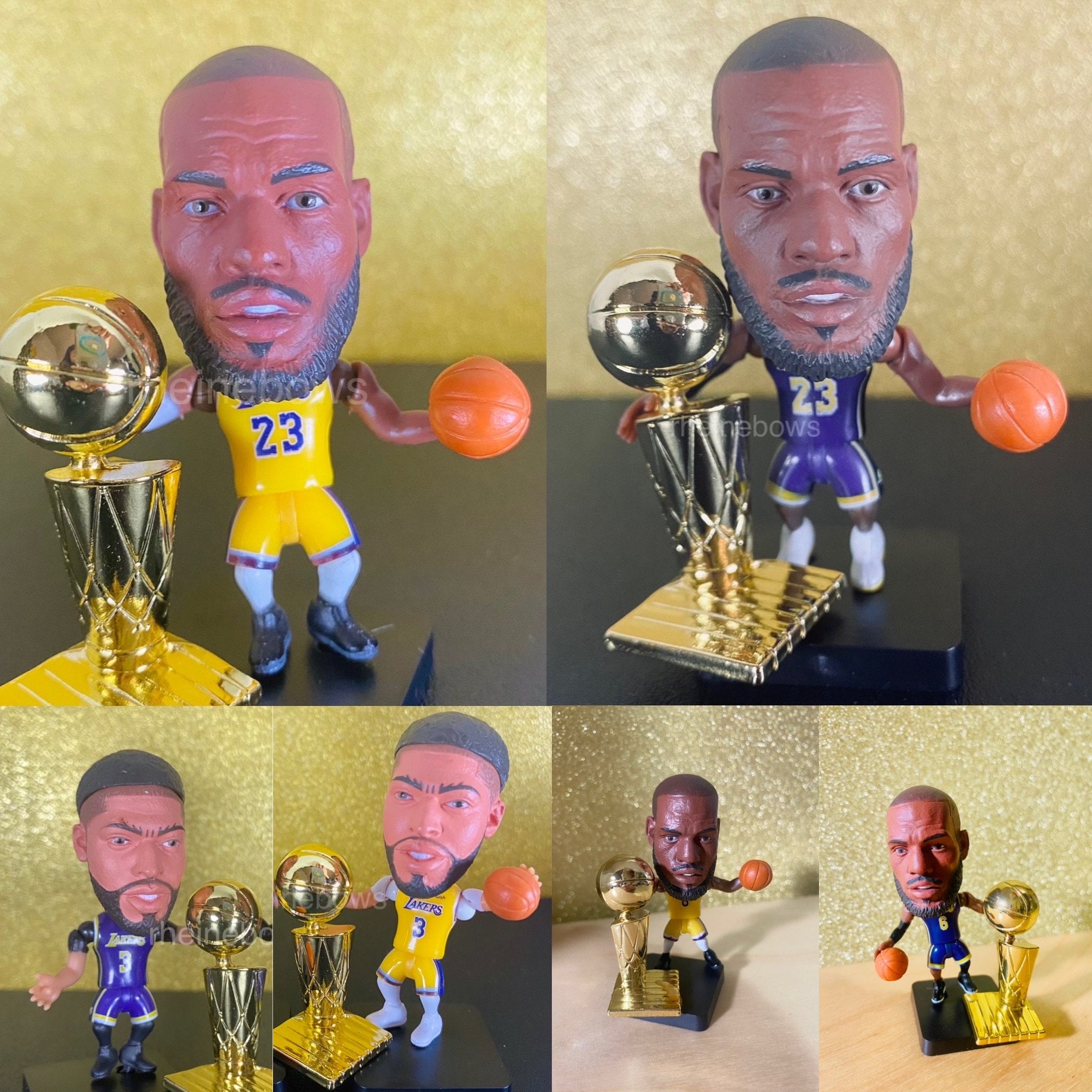 NBA Mini Action Figure Players Basketball Trophy Champions - Etsy