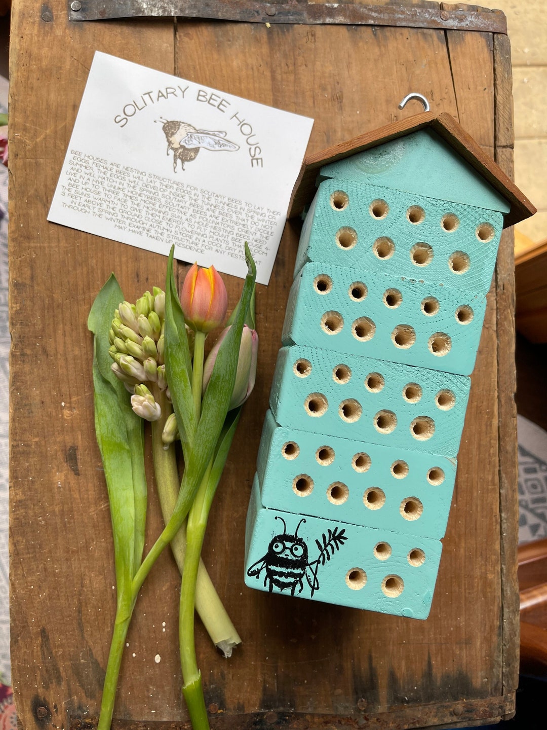 Solitary Bee House - Etsy