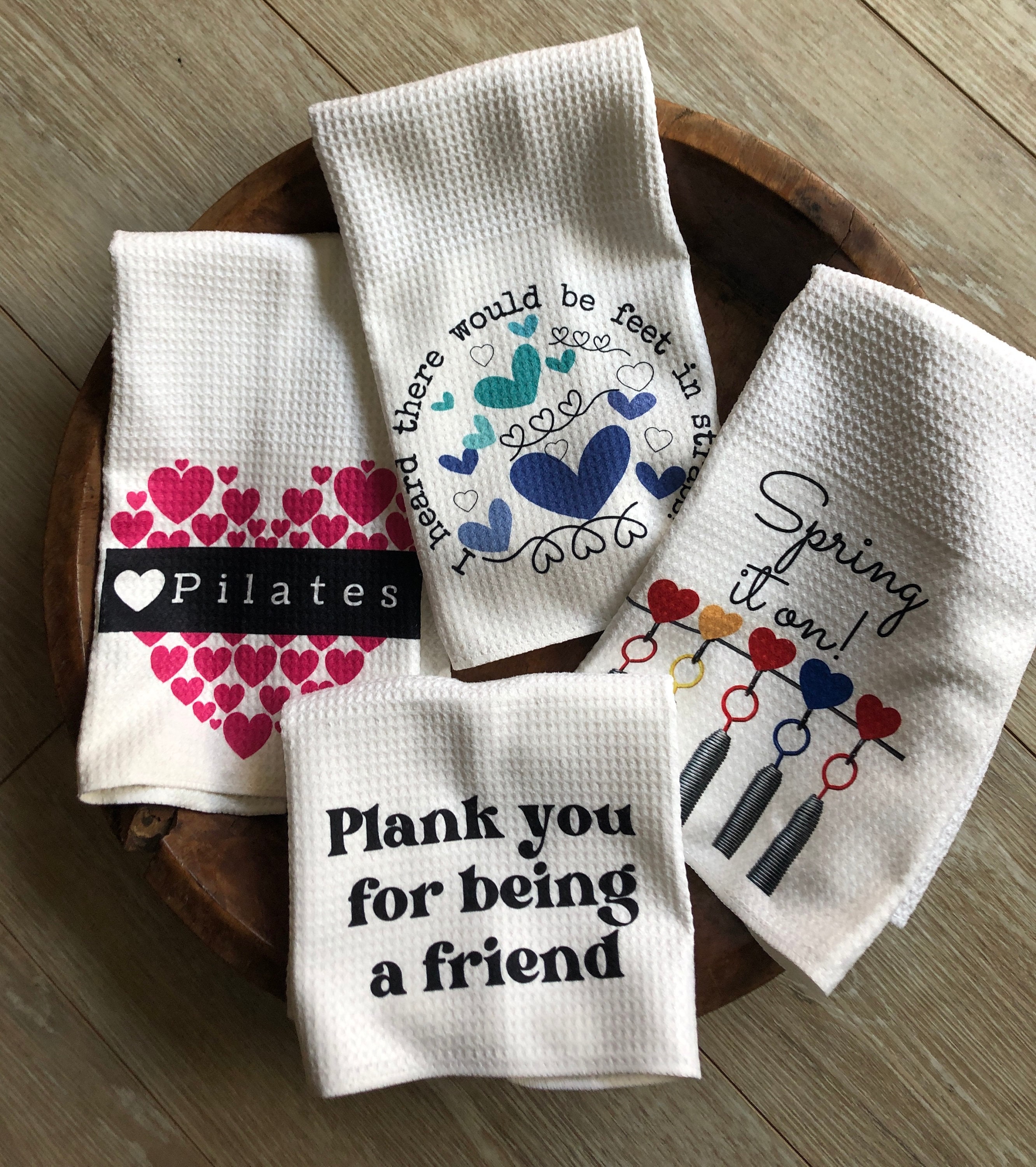 Pilates Gift Set, Pilates Towel Set, Fun Pilates Towels, Pilates ...
