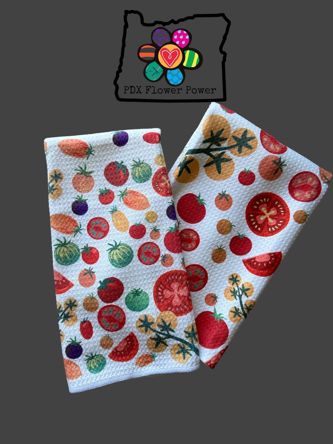 Tomato Towel Set, Gift for Gardeners, Garden Decor, Tomato Decor, Gift ...