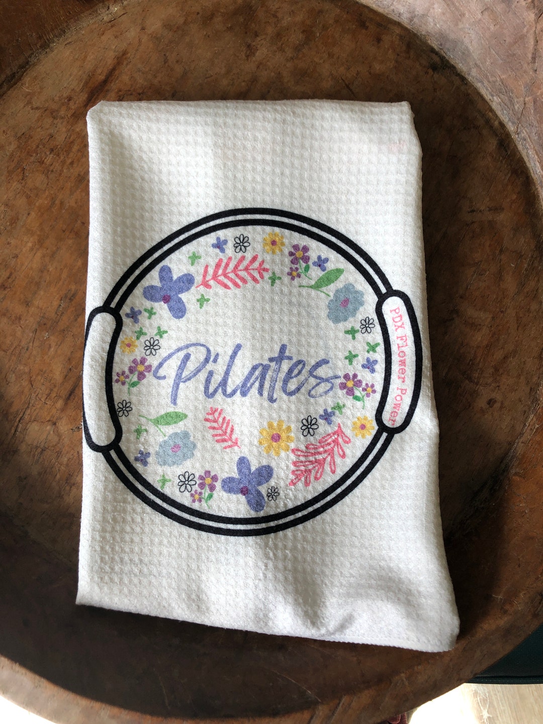 Pilates Floral Ring, Reformer Pilates Towel, Pilates Towel, Pilates ...